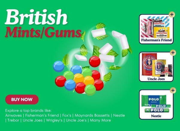 Mints/Gums - Chocolates & Candies – British Food Supplies