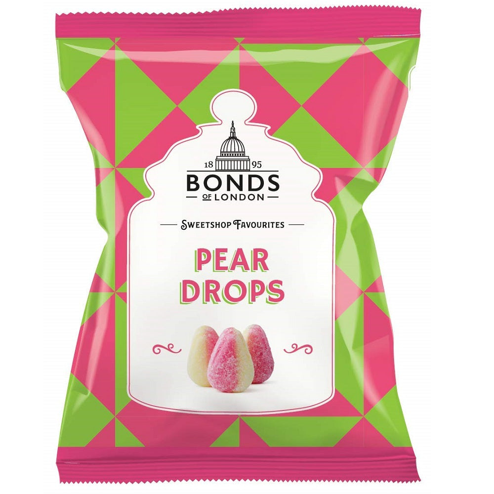 Pear Drops - Tangy Sweets in a Bag | Bonds of London – British Food ...