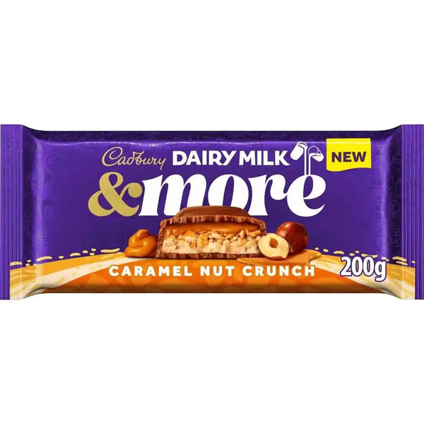 Cadbury Dairy Milk Caramel Nut Crunch 200g – Creamy & Crunchy | Cadbury ...