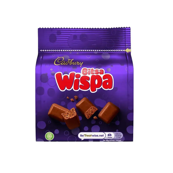 Bitsa Wispa: Shareable Milk Chocolate Bites - Cadbury – British Food ...