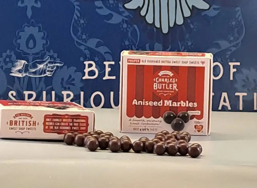 Charles Butler Aniseed Marbles Sweets 100g– British Food Supplies