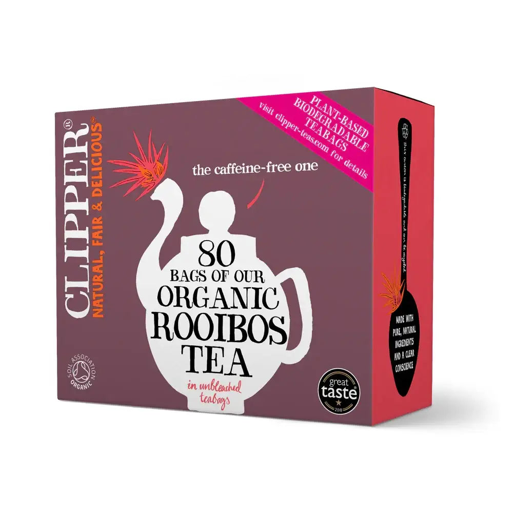 Clipper Organic Rooibos infusion 80 Tea Bags 160g– British Food Supplies