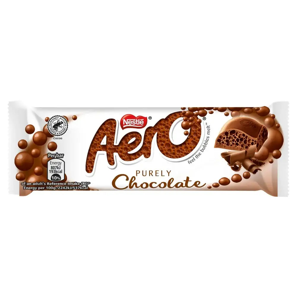 Nestles Aero Bubbly Bar Milk Chocolate 36g– British Food Supplies