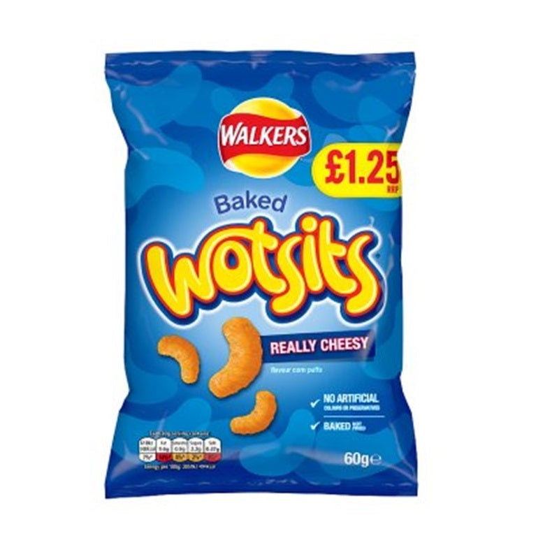 Walkers Wotsits Cheese Snacks Crisps 60g– British Food Supplies