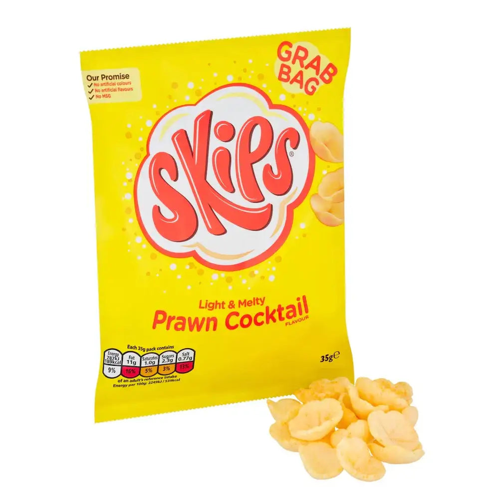 Skips Prawn Cocktail Grab Bag Crisps 35g– British Food Supplies
