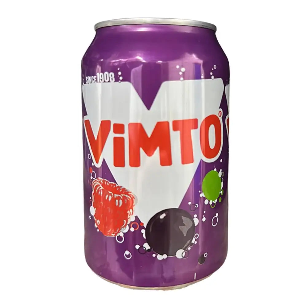 Vimto Fizzy Fruit Juice Can 330ml– British Food Supplies