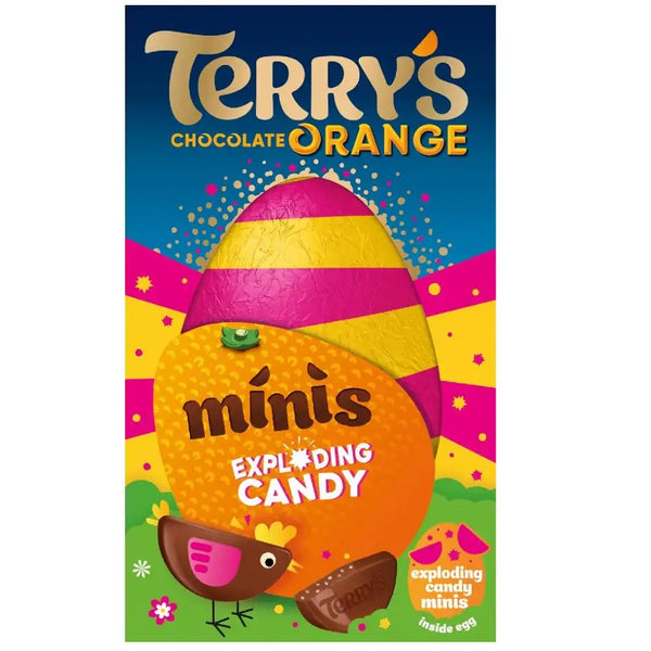 Chocolate Orange Easter Egg - Exploding Candy! Terry's – British Food ...