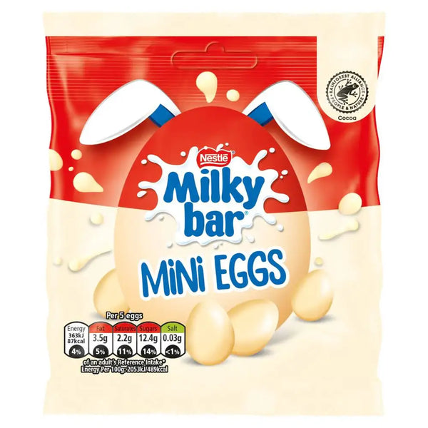Milkybar Mini Eggs 80g - Creamy White Chocolate | Milkybar – British ...
