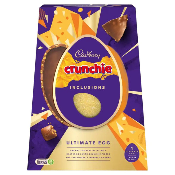 Cadbury Dairy Milk Crunchie Egg - Chocolate Delight | Cadbury – British ...