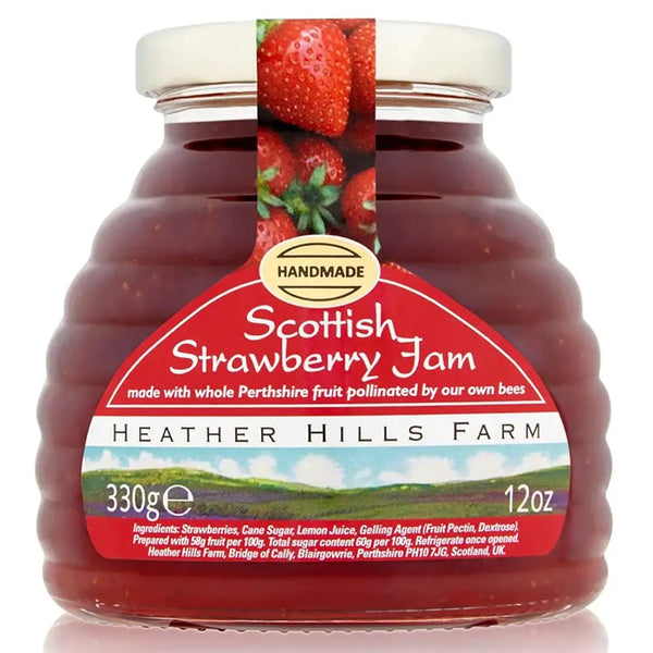 Scottish Strawberry Jam 330g - Delicious & Authentic | Heather Hills ...