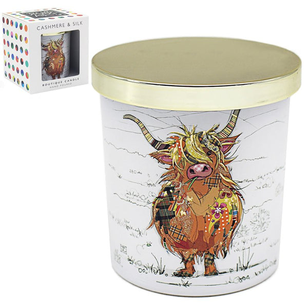 Lesser & Pavey Hamish Highland Cow Candle – British Food Supplies