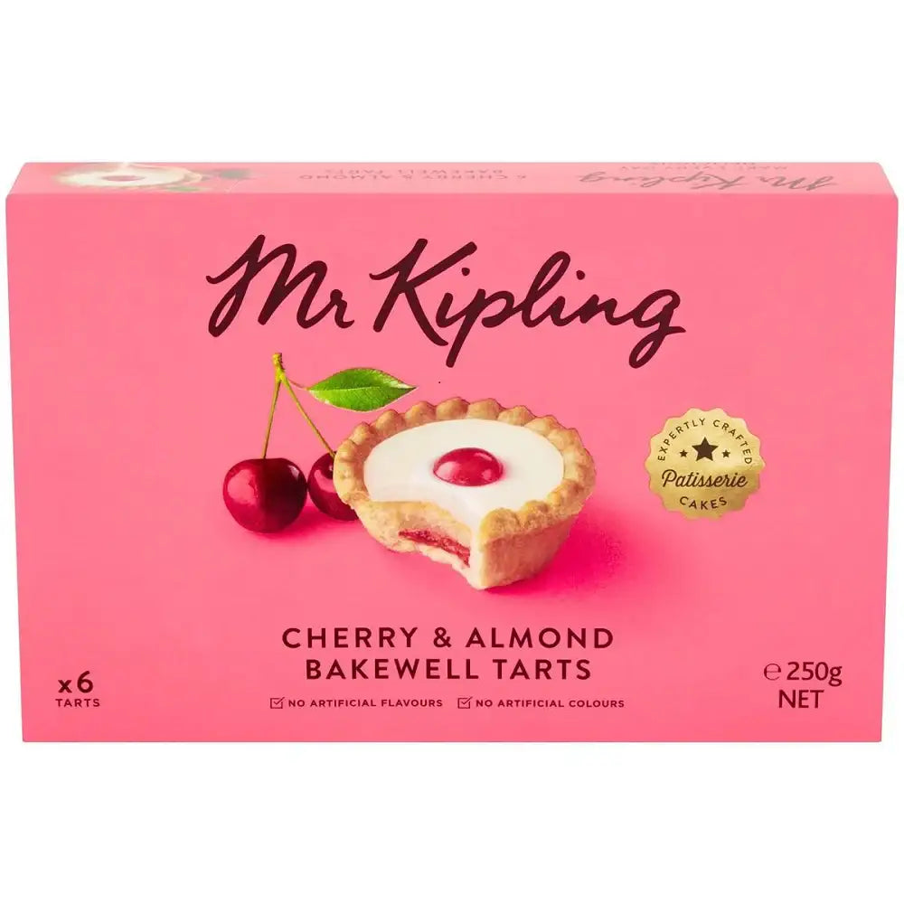 Mr. Kipling Cherry and Almond Bakewell 6pk - Irresistible Blend of ...