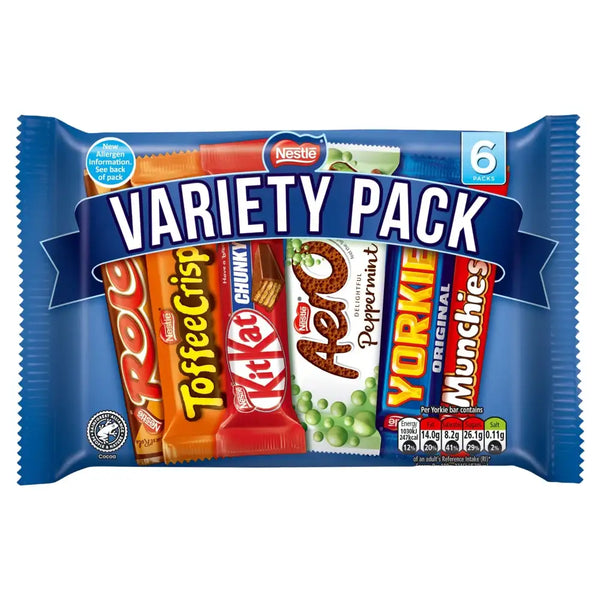 Nestlé Variety Pack Chocolate Bar Multipack 264g – Tasty Assortment ...