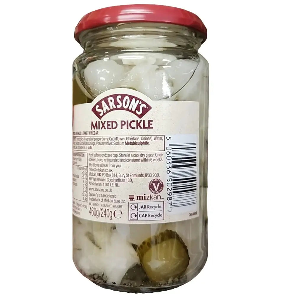Sarson's Mixed Pickle 460g– British Food Supplies