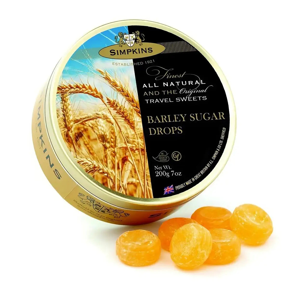 Simpkins Barley Sugar Drops 200g– British Food Supplies