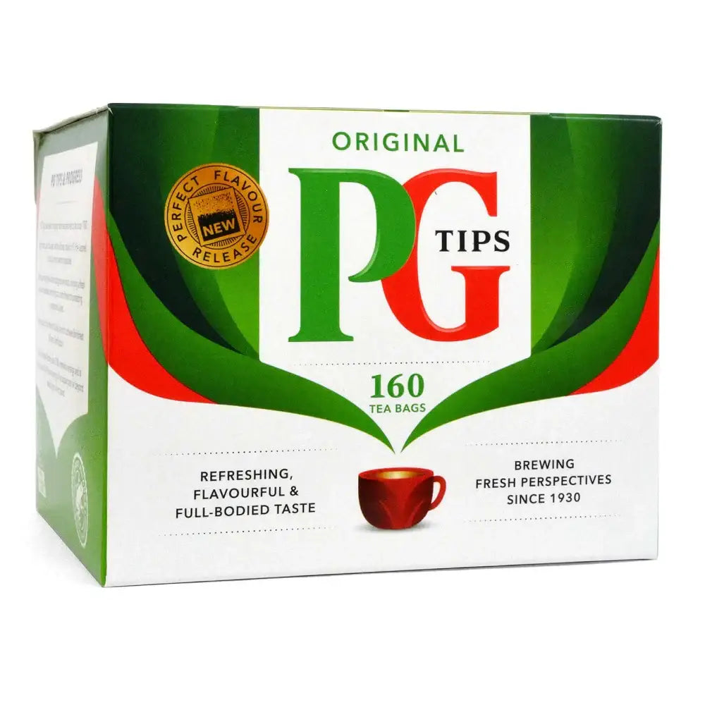 PG Tips Original 160 (Non-Pyramid) Tea Bags– British Food Supplies