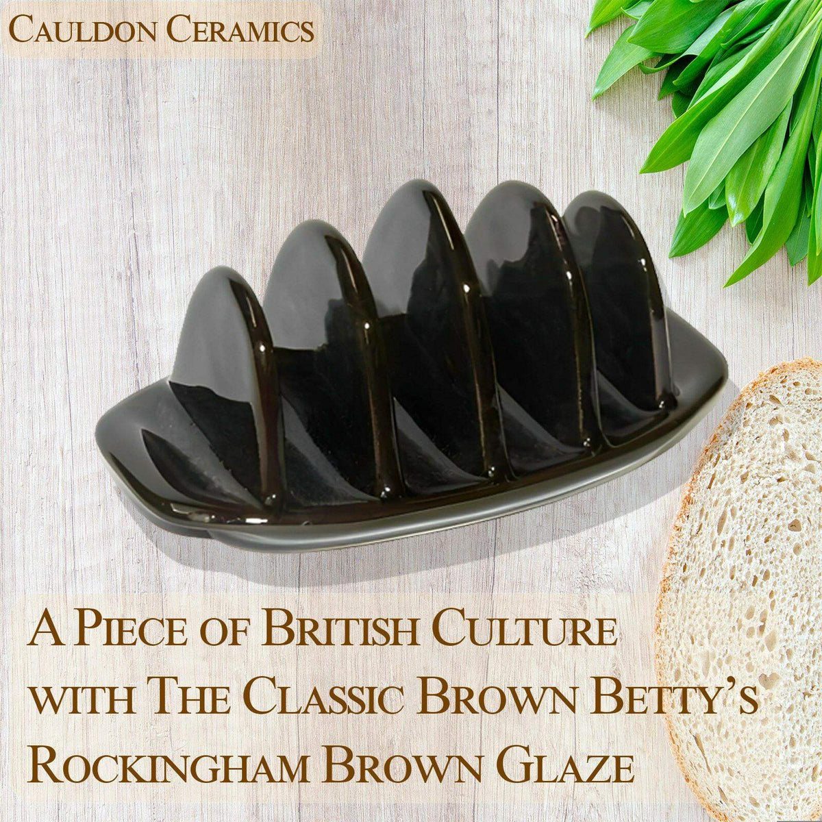 Cauldon Ceramics Brown Betty Toast Rack– British Food Supplies