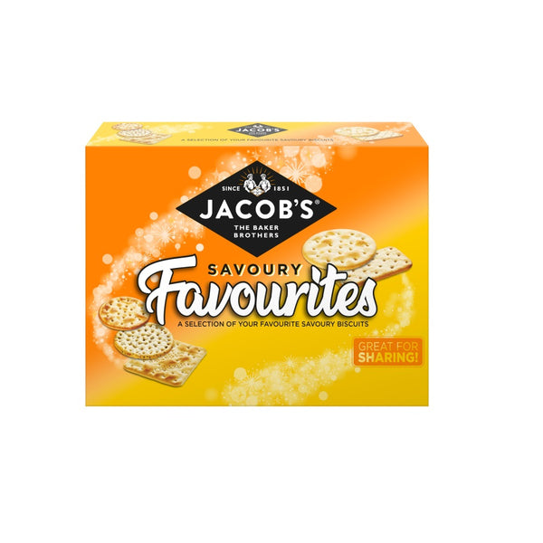 Jacob's Savoury Favourites Crackers Assortment 200g – British Food Supplies