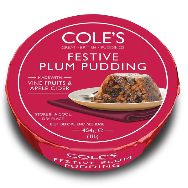 Cole's Festive Plum Pudding 454g – British Food Supplies