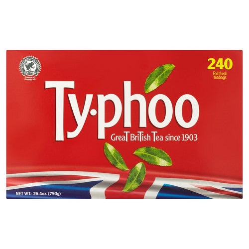 Typhoo Tea - 240 Tea Bags– British Food Supplies