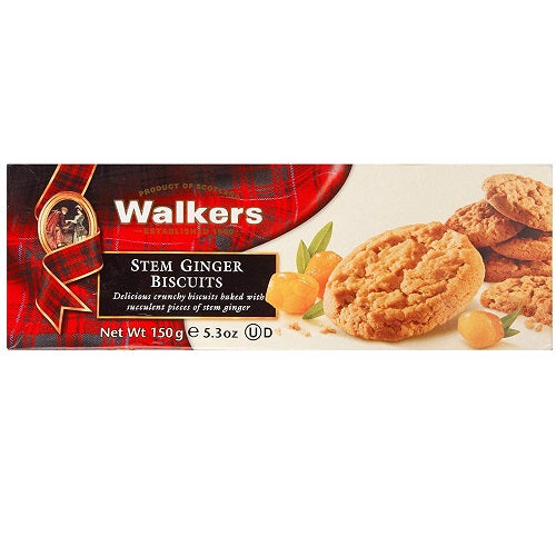 Walkers Stem Ginger Biscuits- 5.3 oz– British Food Supplies